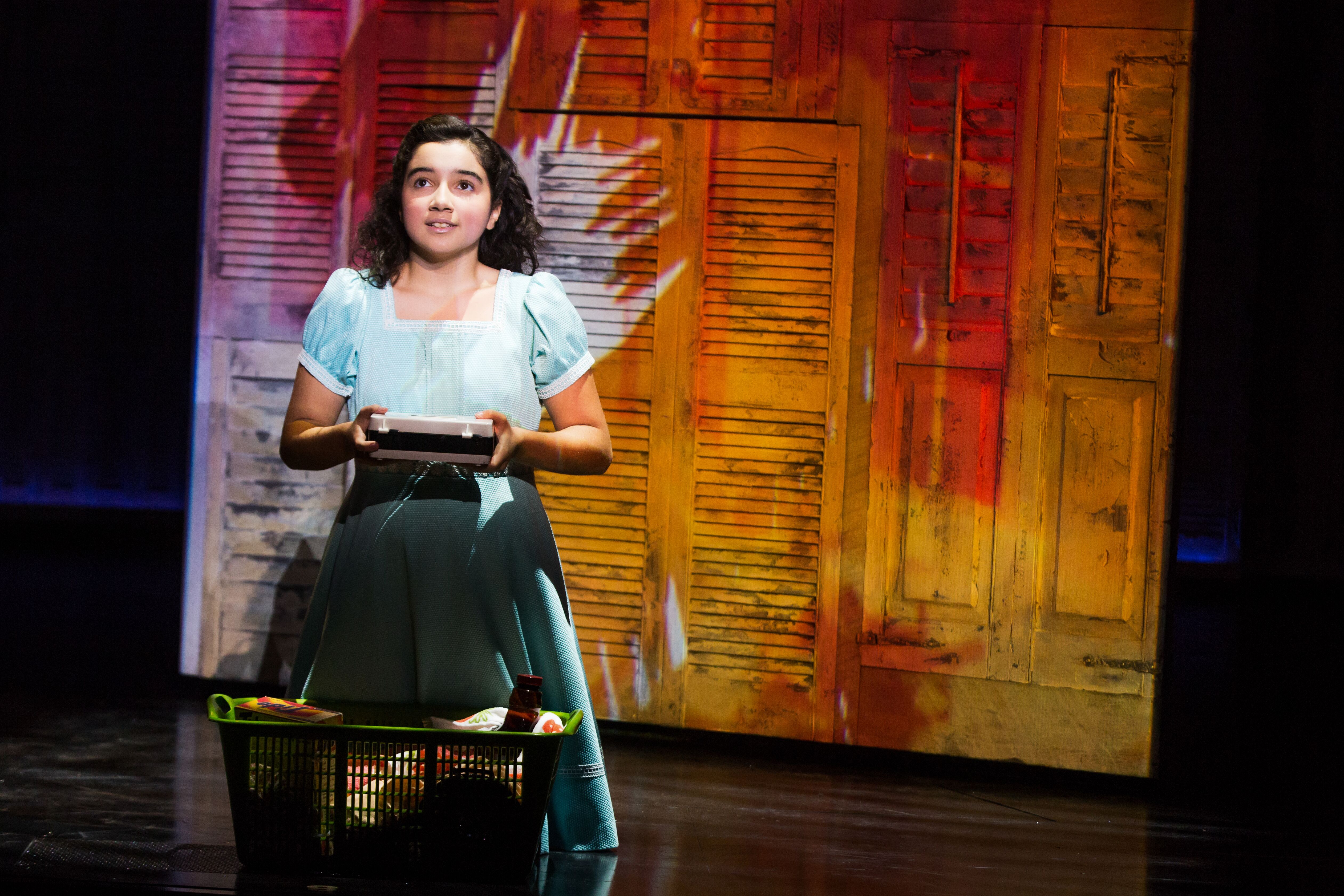 Alexandra Suarez as Little Gloria in ON YOUR FEET! (c) Matthew Murphy ...