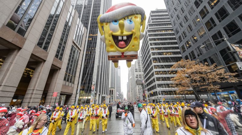 SpongeBob float – New York Theater
