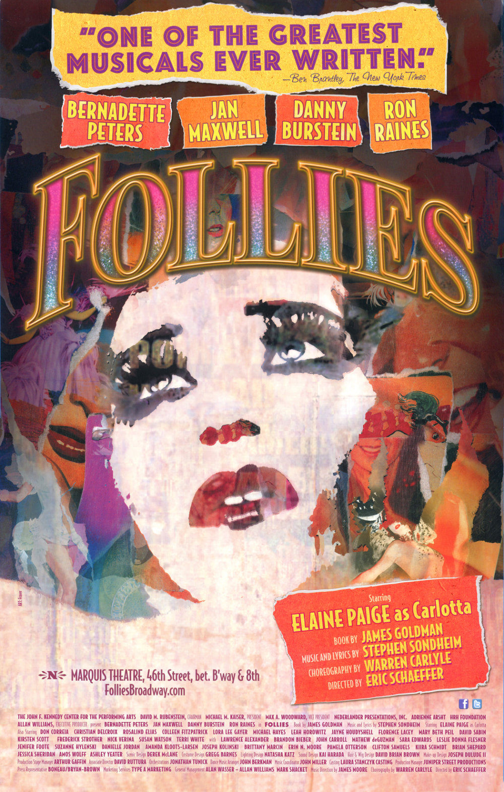 Follies Fraver theater poster – New York Theater