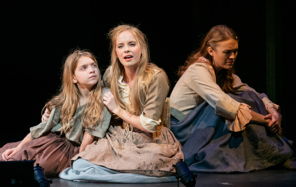 Ladyship 1 Noelle Hogan (Kitty), Caitlin Cohn (Mary Reed) and Maddie ...