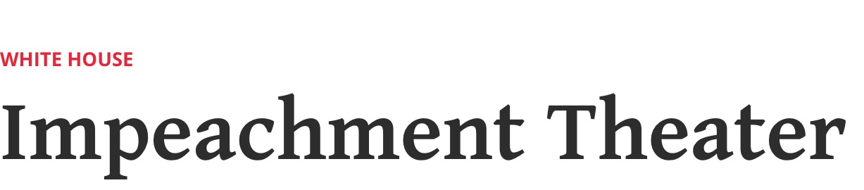 National Review headline – New York Theater