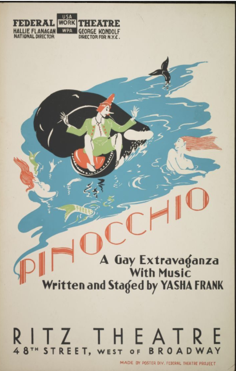 Pinocchio poster – New York Theater