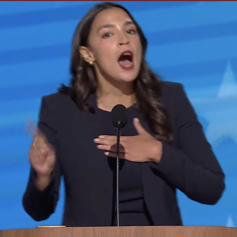 the miracles of democracy and community”: AOC at the DNC, video and ...