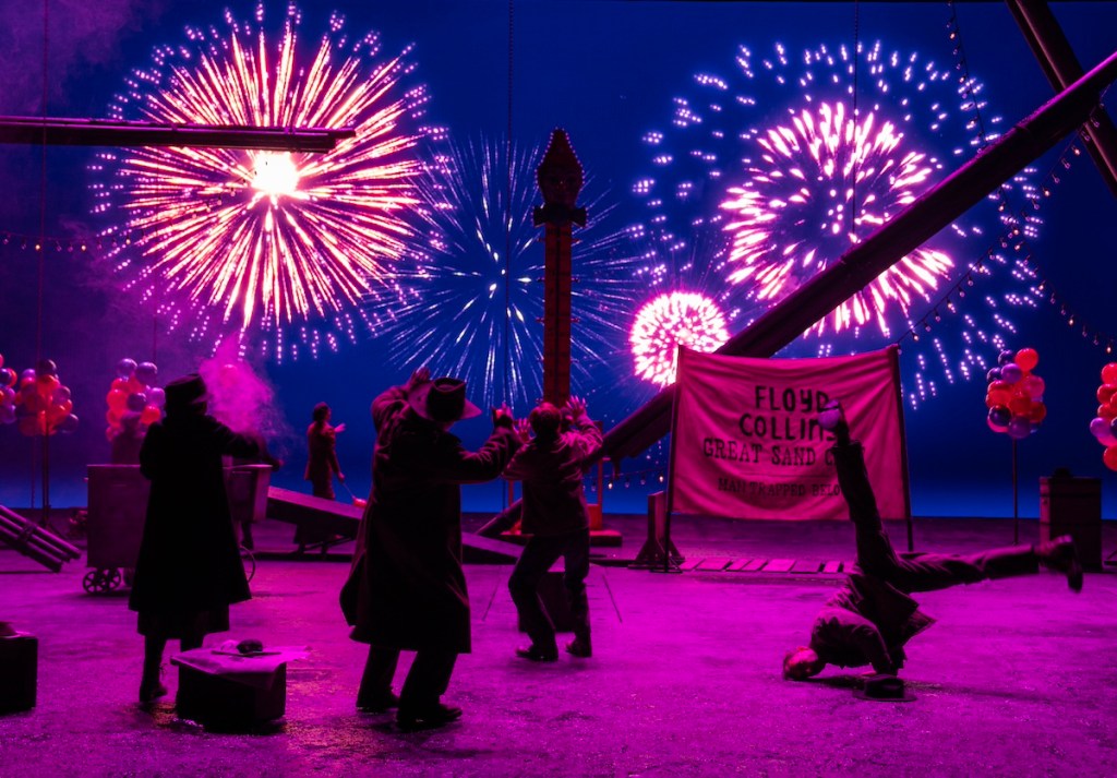 Floyd Collins Broadway Review. Jeremy Jordan, trapped. – New York Theater